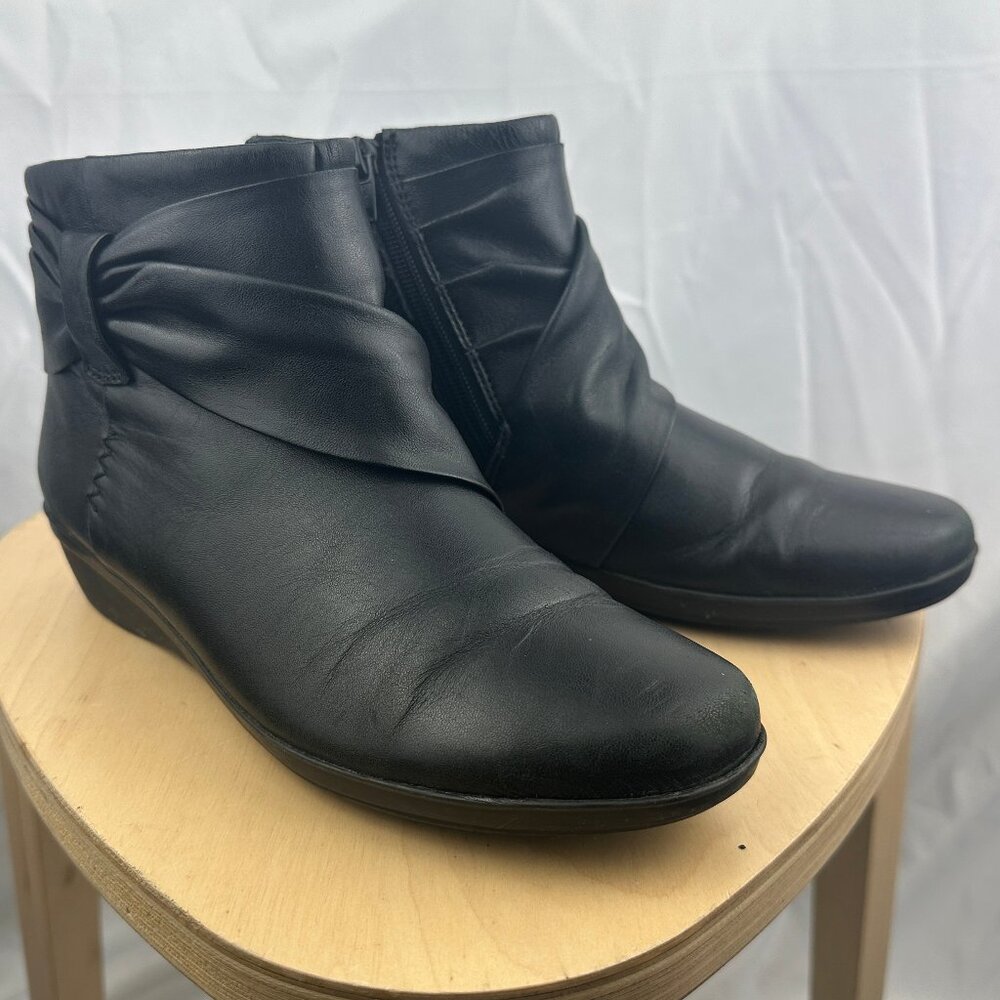 Vintage Clarks Everlay Mandy Leather Boots - Gem